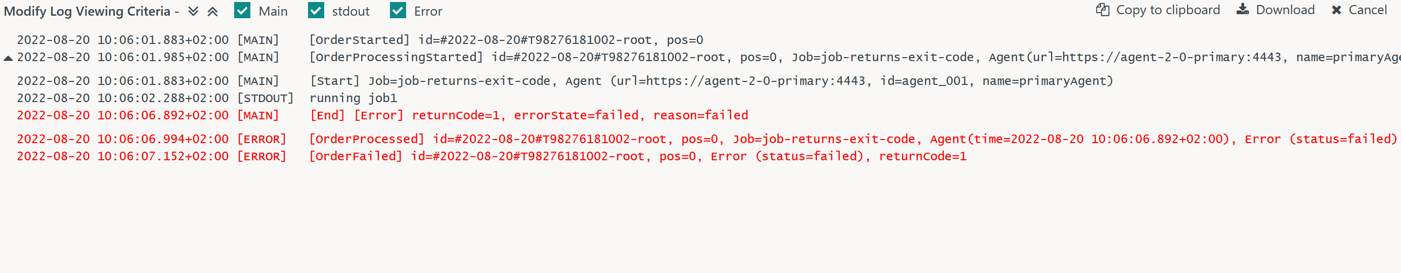 JS7 - How to detect job errors and warnings - Product Knowledge Base ... JS7 - How to detect job errors and warnings - Product Knowledge Base ...