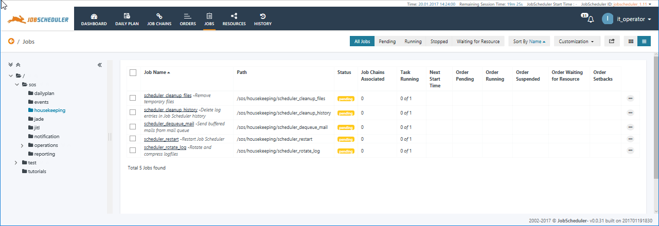 JobScheduler - Tutorial 4 - Configuring and Running a JITL Job ...